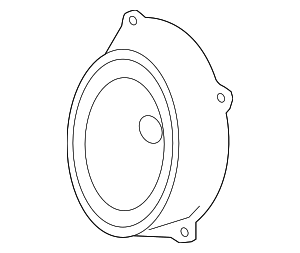 2016-2018 Nissan Front Dr Speaker 28157-EZ00A | OEM Parts Online