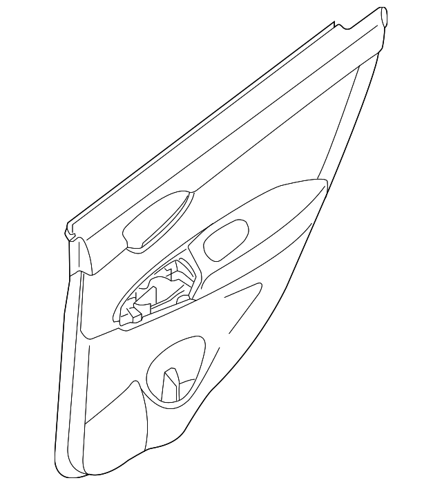 2016-2019 Nissan Sentra Door Trim Panel - Driver's Side (LH) 82901 ...