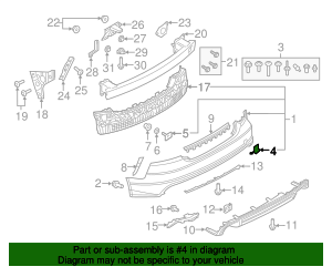 4G8-807-441-C-GRU - Tow Eye Cap 2016-2018 Audi A7 Quattro | Audi OEM Parts