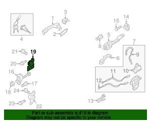 79320-2V000 - Upper Hinge 2012-2022 Kia | Kia.Parts Store