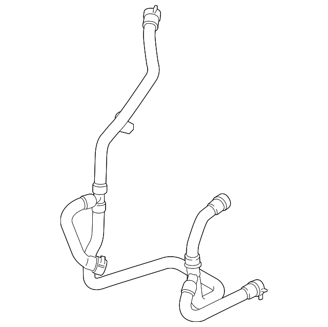 Genuine OEM Ford Part - Water Hose Assembly LX6Z-8C289-A | Genuine OEM ...