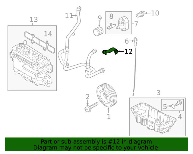 2023-2024 Ford Escape Connector Tube PV4Z-8597-A | OEM Parts Online