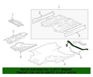 OEM 2017-2024 Honda Stay Bracket 74623-TLB-A00 | Honda Automotive Parts