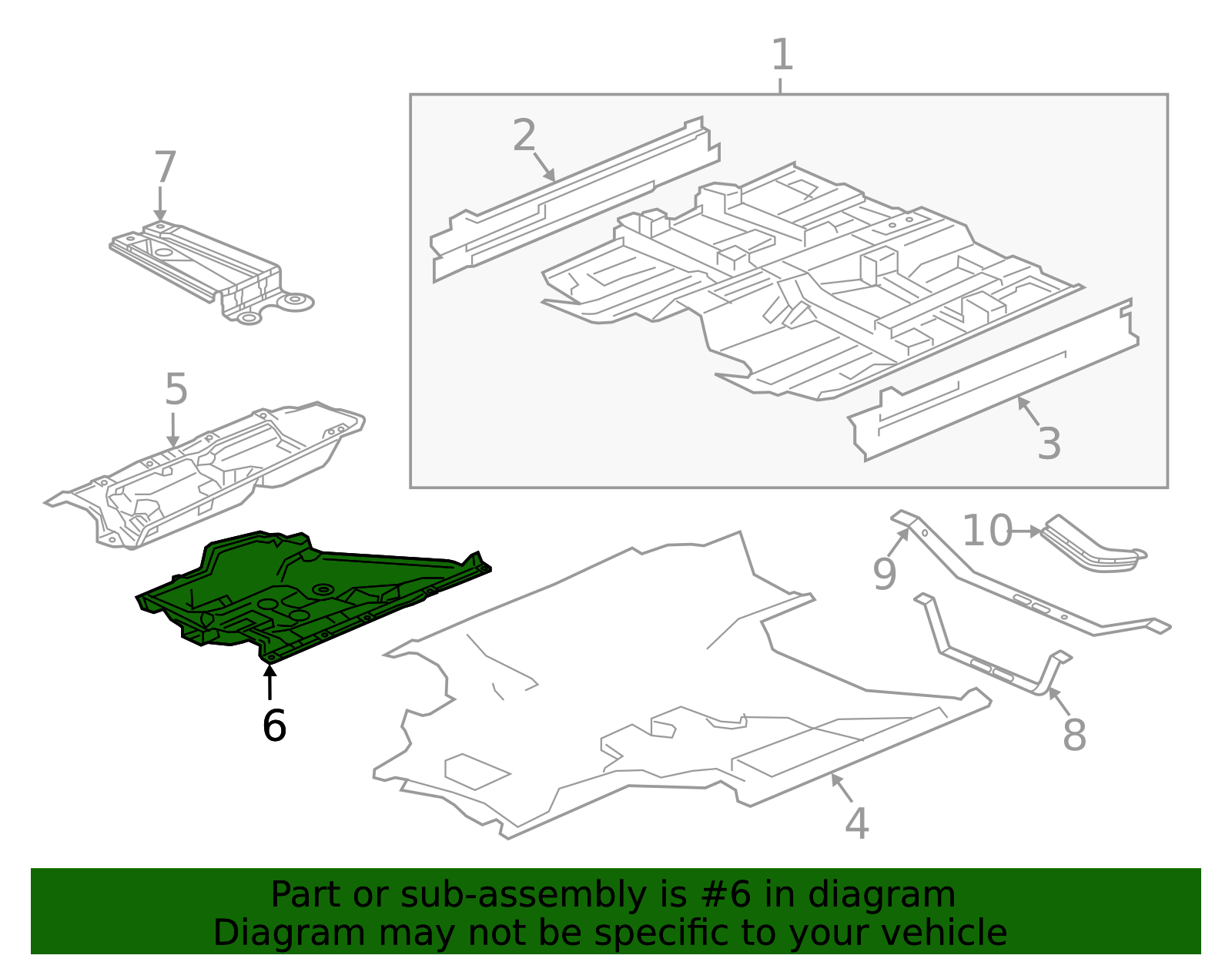 2017-2019 Honda CR-V Under Cover 74613-TLA-A00 | Honda Factory Parts