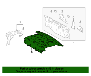2014-2019 Toyota Corolla Package Tray 64101-02290 | Toyota Parts