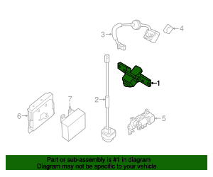 Camera Assembly-Front View 284F1-6FL1A | TascaParts.com