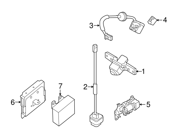 2018-2019 Nissan Rogue Control Module 284A17FH1B | QuirkParts