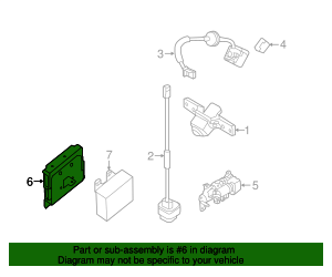 2018-2019 Nissan Rogue Control Module 284A17FH1B | QuirkParts