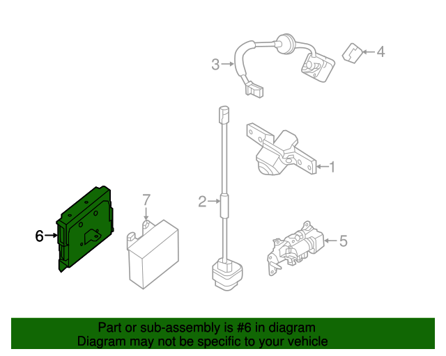 2018-2019 Nissan Rogue Control Module 284A17FH1B | QuirkParts