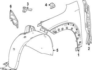 2024 Buick Encore GX F Baffle 42527931 GM | GMPartsDirect.com