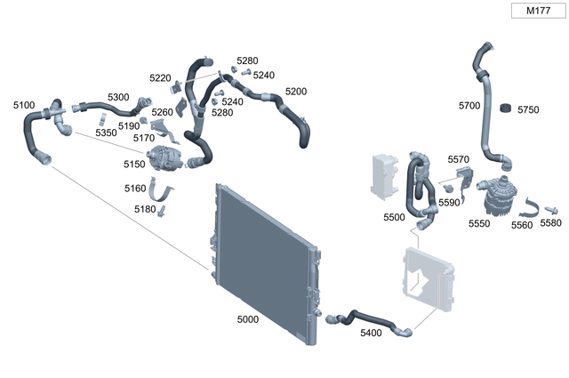 Remanufactured Coolant Pump 000-500-55-00-80 | World Mercedes-Benz Parts