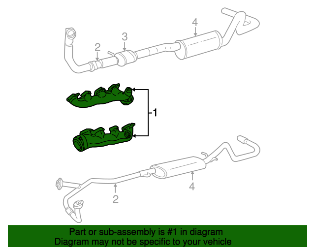 3C3Z-9430-AB 2003-2010 Ford Exhaust Manifold | Fairway Ford Parts