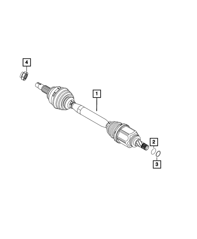 2020-2024 Mopar Halfshaft Adapter 68337527AA | Mopar Estores