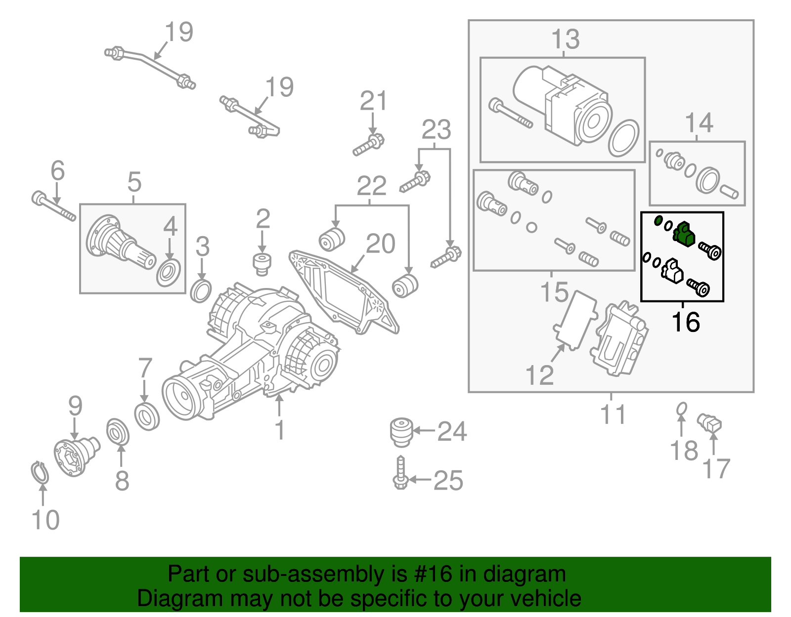 2010-2025 Audi Actuator Repair Kit 0BF-598-079 | OEM Parts Online
