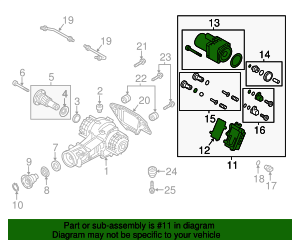 2010-2018 Audi Actuator Assembly 0BF-598-074 | Audi USA Parts