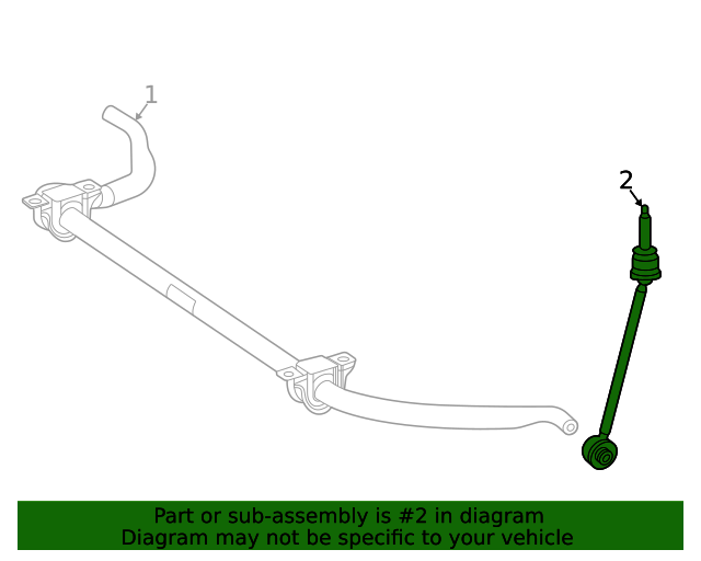167-320-55-04 - Stabilizer Link 2020-2024 Mercedes-Benz | Mercedes-Benz ...