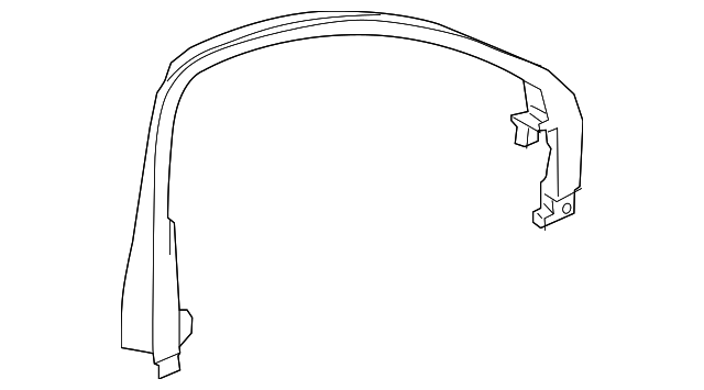 2019-2024 Cadillac XT4 F Molding 84641174 GM | GMPartsDirect.com