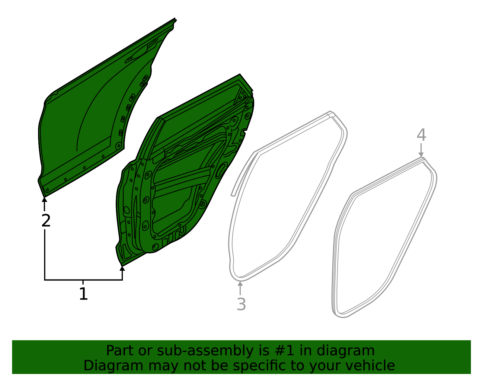 76004-N9000 - High-Quality Door Shell for 2022-2023 Hyundai Tucson ...