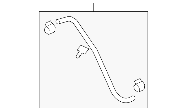22847737 - Power Steering Fluid Reservoir Inlet Hose 2009-2017 GM ...