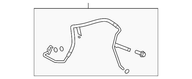 19433875 - Power Steering Gear Inlet Hose 2007-2017 GM ...