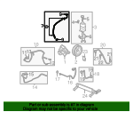 2009-2017 GM Power Steering Reservoir Line Hose 22913984 ...