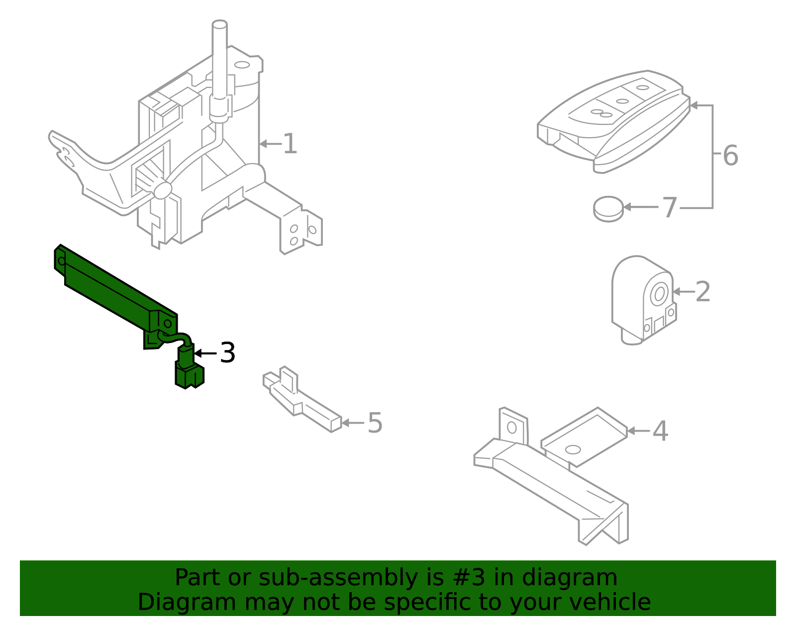 95460-L1000 - High-Quality Keyless Entry Antenna for 2020-2025 Hyundai ...
