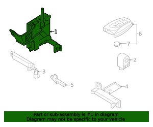 95590-T1100 - Unit Assembly Identity Auth 2021-2024 Genesis G80 ...
