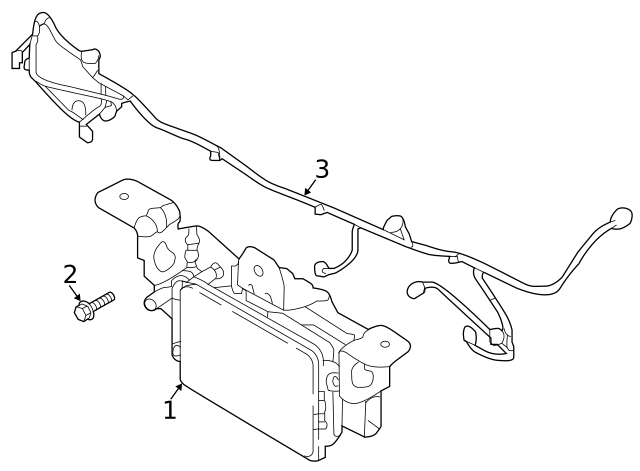 2019-2021 Kia Niro Distance Sensor 99110-G5100 | QuirkParts