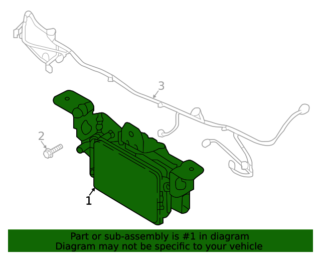 2019-2021 Kia Niro Distance Sensor 99110-G5100 | QuirkParts