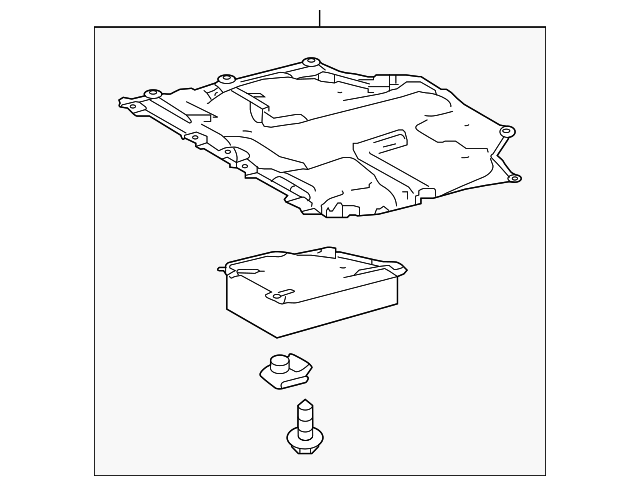 51410-47021 - Radiator Support Splash Shield 2019-2022 Toyota | Capitol ...
