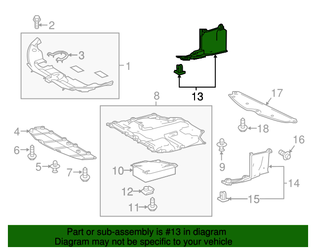 5144302130 - Side Shield 2019-2024 Toyota | AutoNation Parts