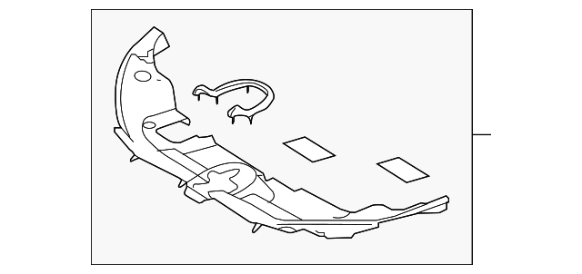 2016-2018 Toyota Prius Access Cover 53289-47072 | Toyota Parts Center