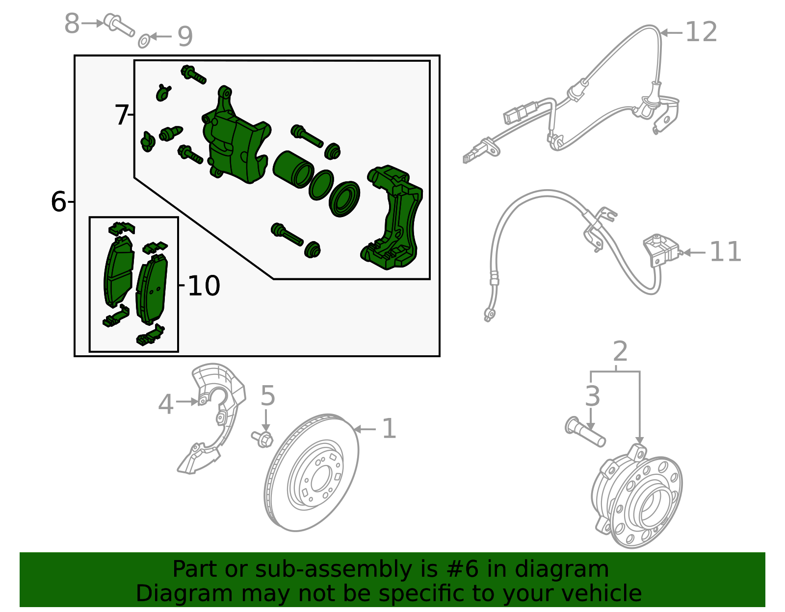 2020-2025 Hyundai Sonata Caliper Assembly 58130-L1000 | Hyundai ...