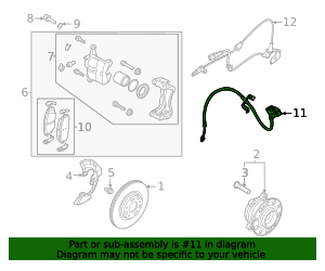 2020-2023 Hyundai Sonata Brake Hydraulic Hose 58731-L1000 ...