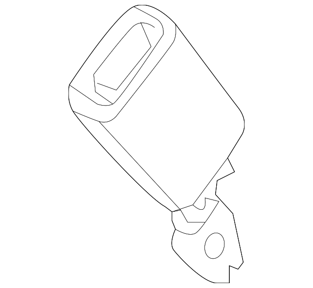 447-860-28-69-9051 - Outer Buckle 2016-2020 Mercedes-Benz Metris ...