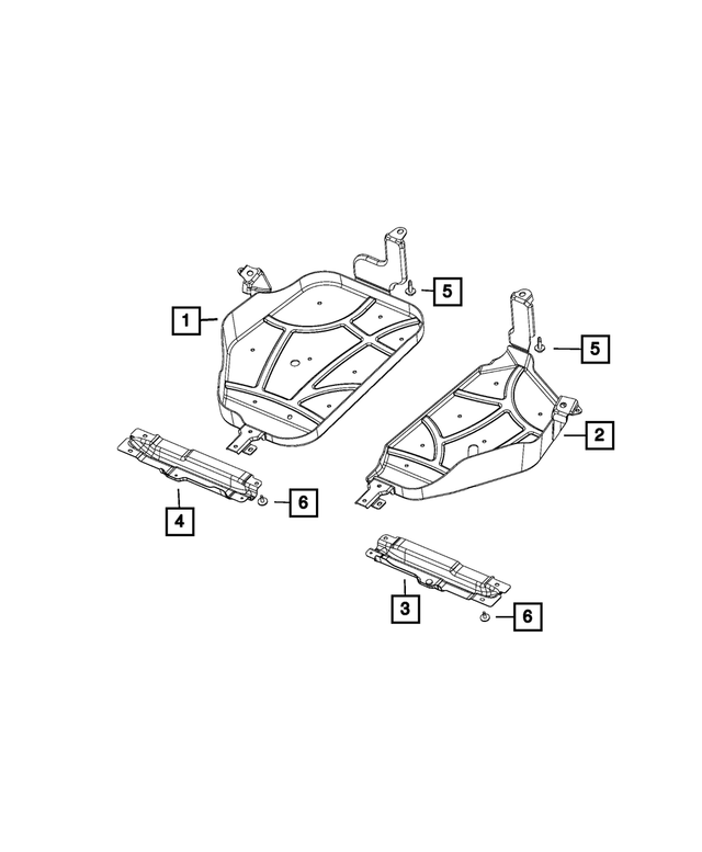 MOPAR FUEL TANK SKIDPLATE - 68149785AC - 68149785AC | Mopar Online Parts