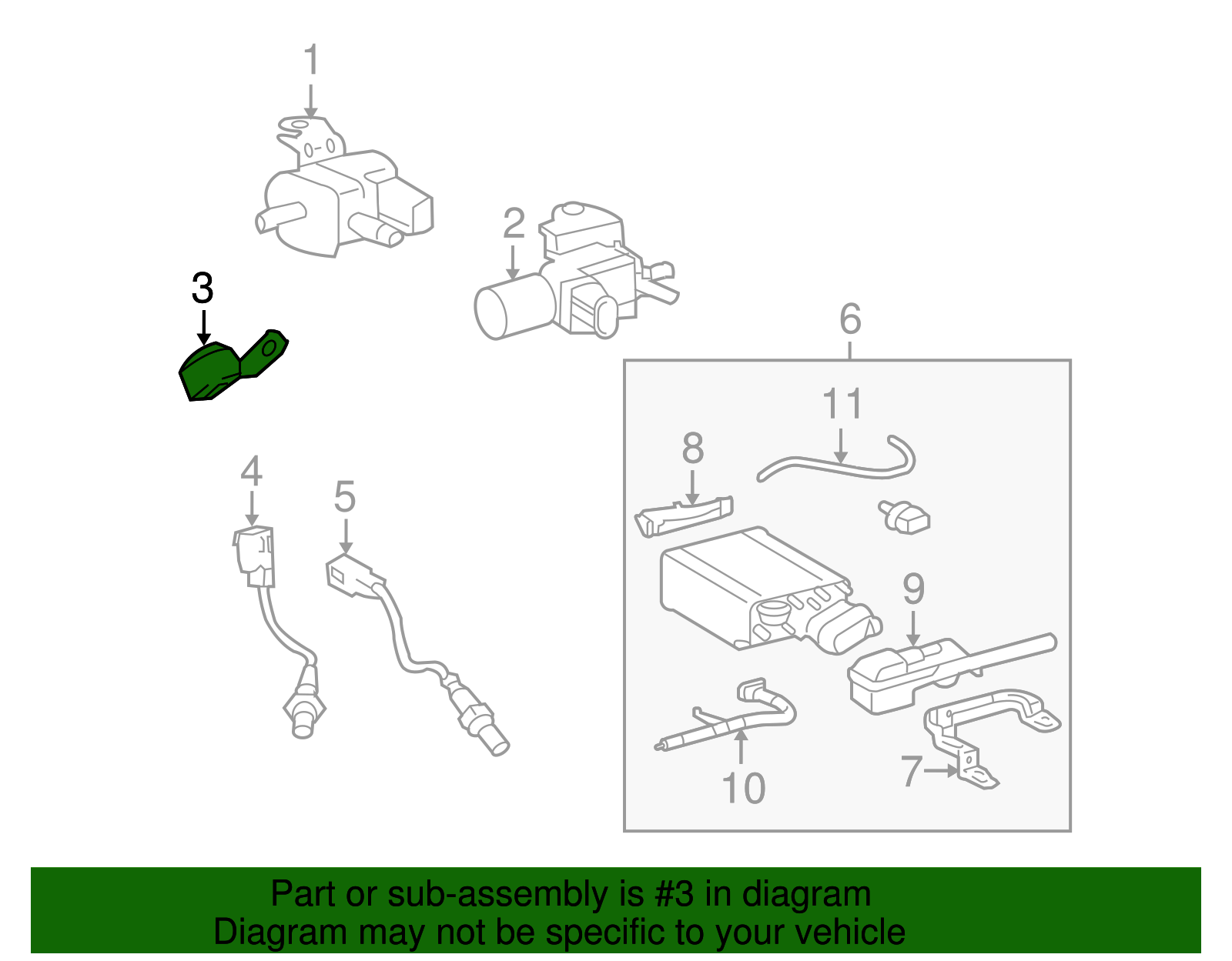 2002-2025 Toyota Knock Sensor 89615-06010 | Retail Performance Auto Parts