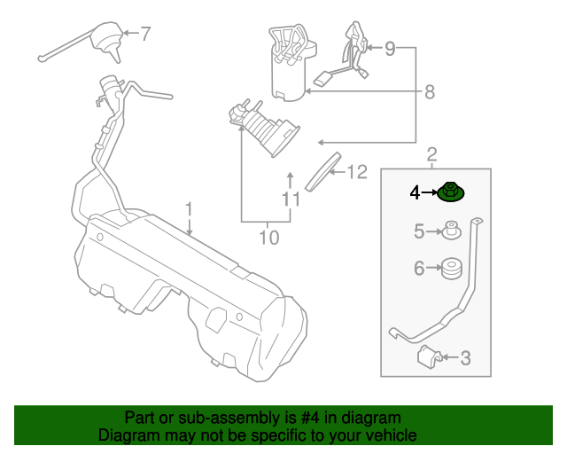 22316760944 - 1995-2022 BMW Trans Mount Nut (22-31-6-760-944) | BMW of ...
