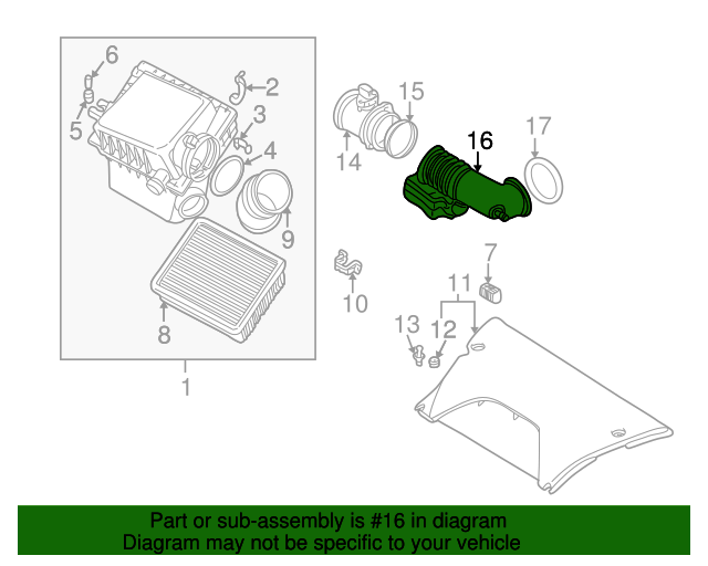 13-71-7-523-726 - Resonator - 2002 2003 BMW X5 | Wholesale BMW