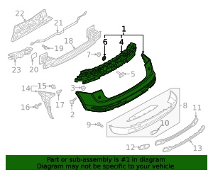 80A-807-067-C-GRU - Bumper Cover 2018-2020 Audi | AutoNationParts.com