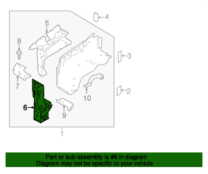 2017-2019 Nissan Titan Vertical Support F2520-EZ4MA | QuirkParts