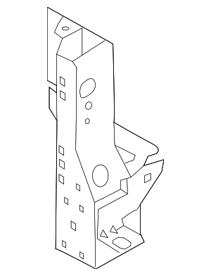 2017-2021 Nissan Titan Vertical Support - Driver's Side (LH) F2521 ...