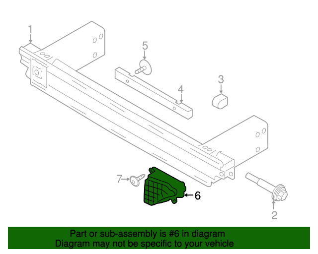 LR093095 - Bracket 2018-2023 Land Rover Range Rover Velar ...
