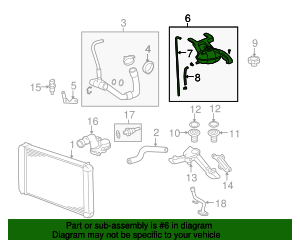 2006-2016 GM Radiator Surge Tank 22892637 GM | GMPartsDirect.com