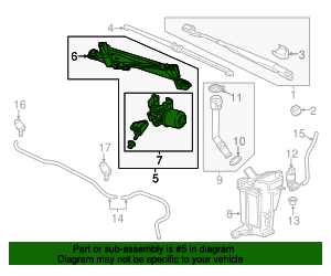2015-2022 Chevrolet Trax Windshield Wiper System Module 42333713 GM ...