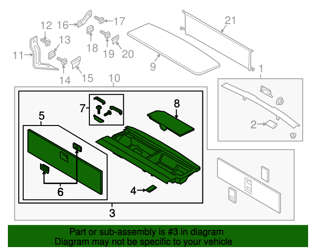 JL7Z-40310B16-BL - Support - 2018-2023 Lincoln Navigator | Lasco Auto Parts