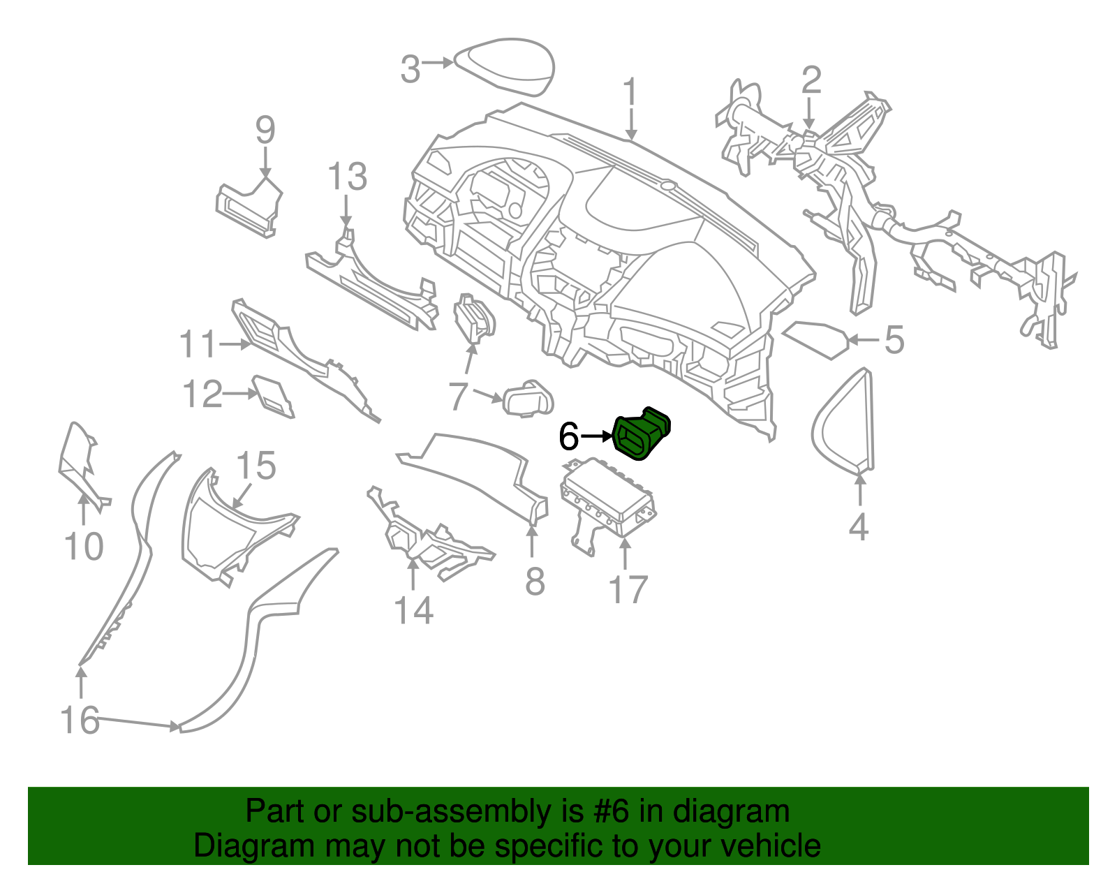 Genuine Vent Grille for 2011-2013 Hyundai | Part# 97480-3X000-RA5 ...