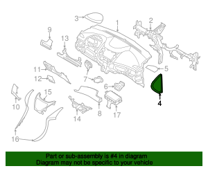 2011-2016 Hyundai Side Cover 84780-3X200-RY | QuirkParts