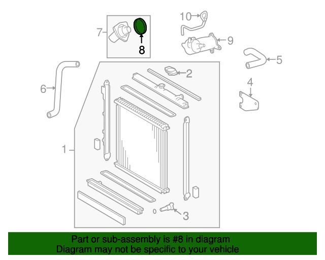 16326-70020 - Thermostat Unit Gasket 2007-2024 Toyota | Ourisman Toyota ...