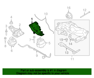 22116856185 - 2016-2018 BMW X5 Support Bracket (22-11-6-856-185) | BMW ...